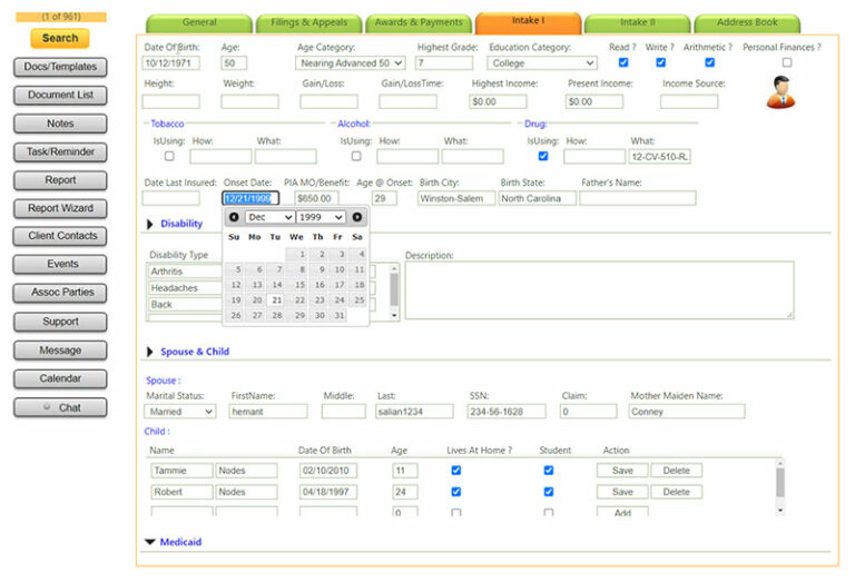Free Trial Wings Legal Case Management Software